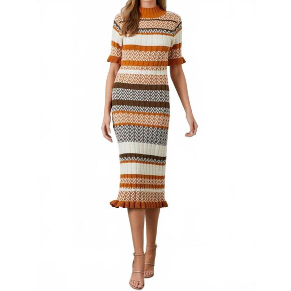Polagram | Dresses | New Polagram Something Special Midi Sweater Dress ...
